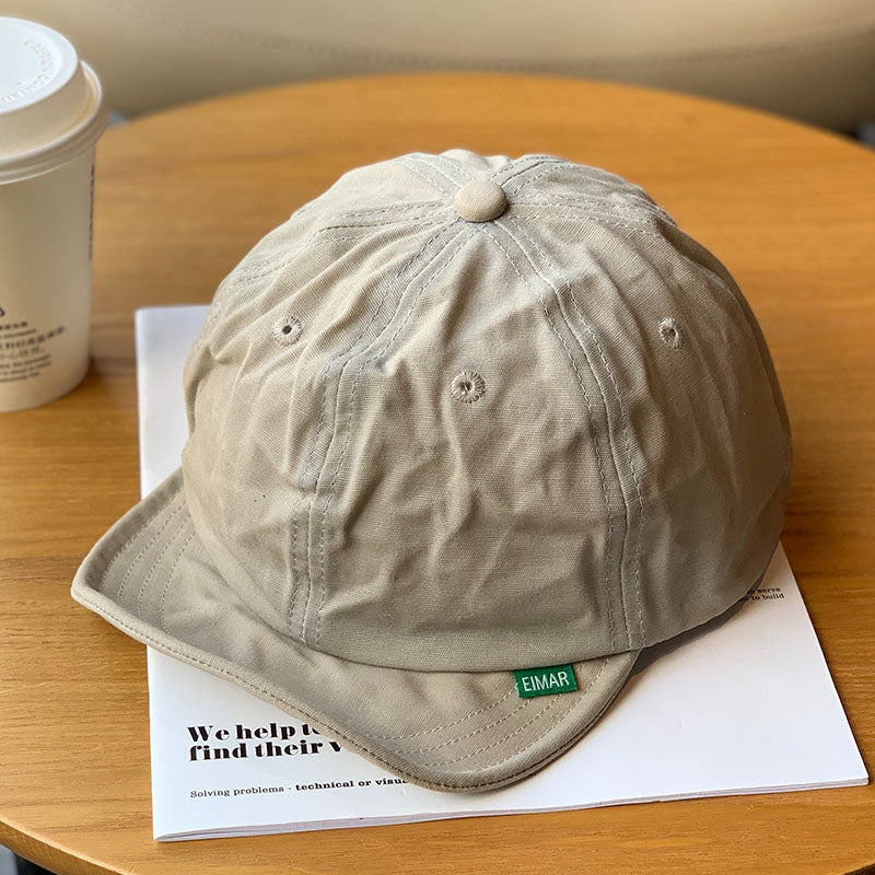 Retro Wax Cloth Flip Hat Beret Casual Cap Adjustable Hat – Martboutique