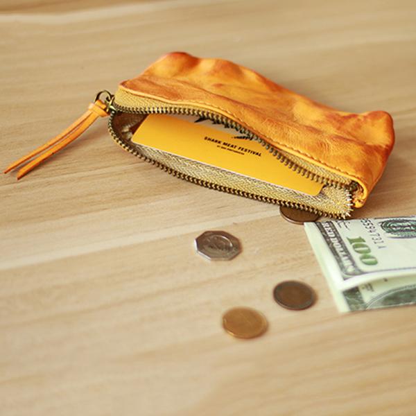Retro Coin Purse Leather Zipper Wallets – Martboutique